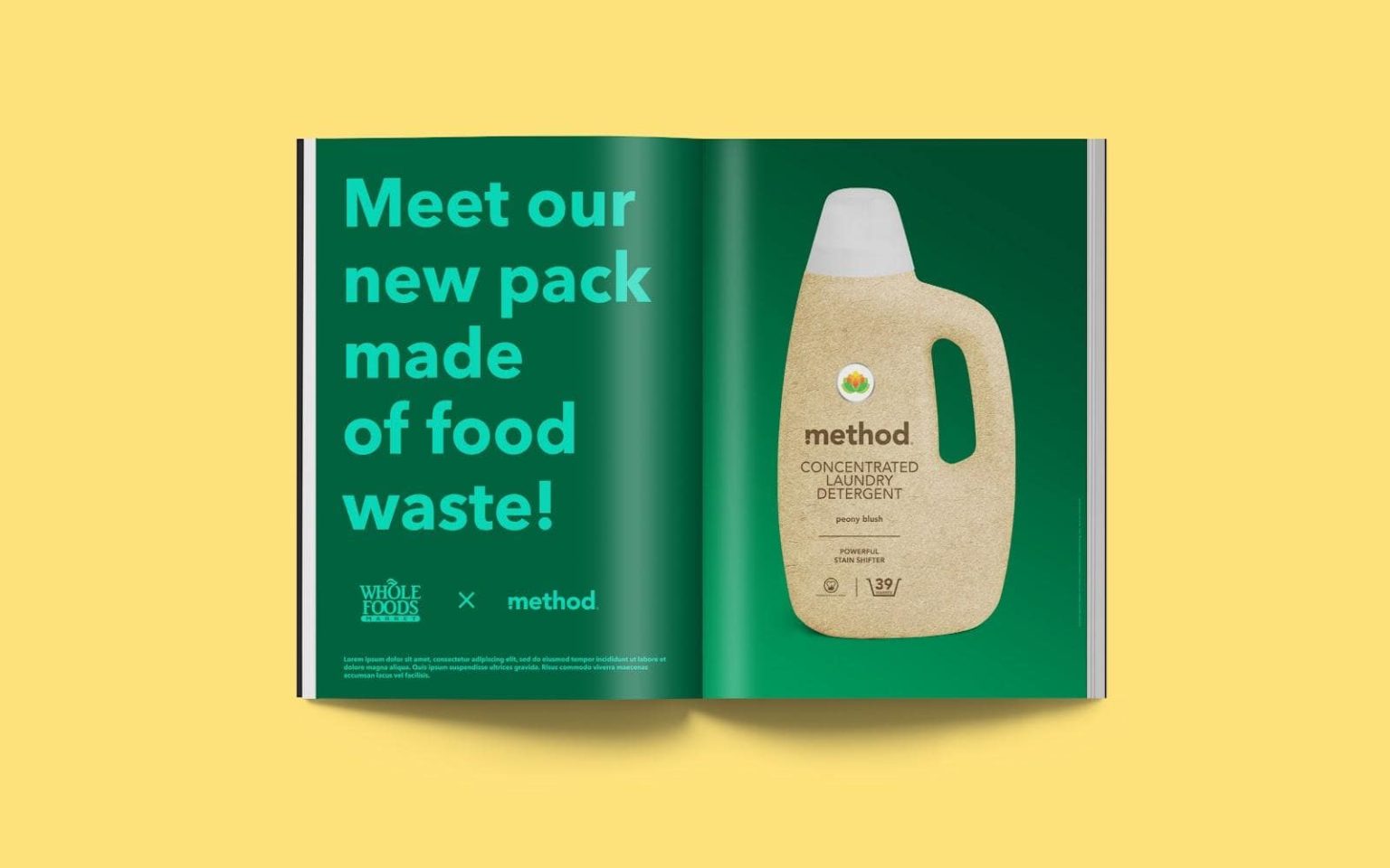 Creating a compostable packaging out of waste